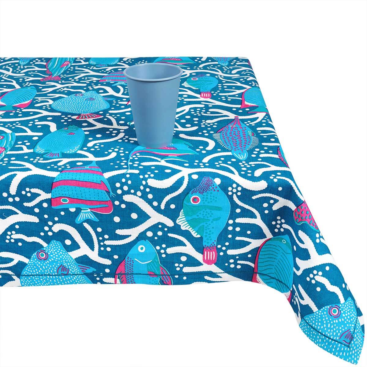 Blue Ocean Reef Table Cloth – Safomasi